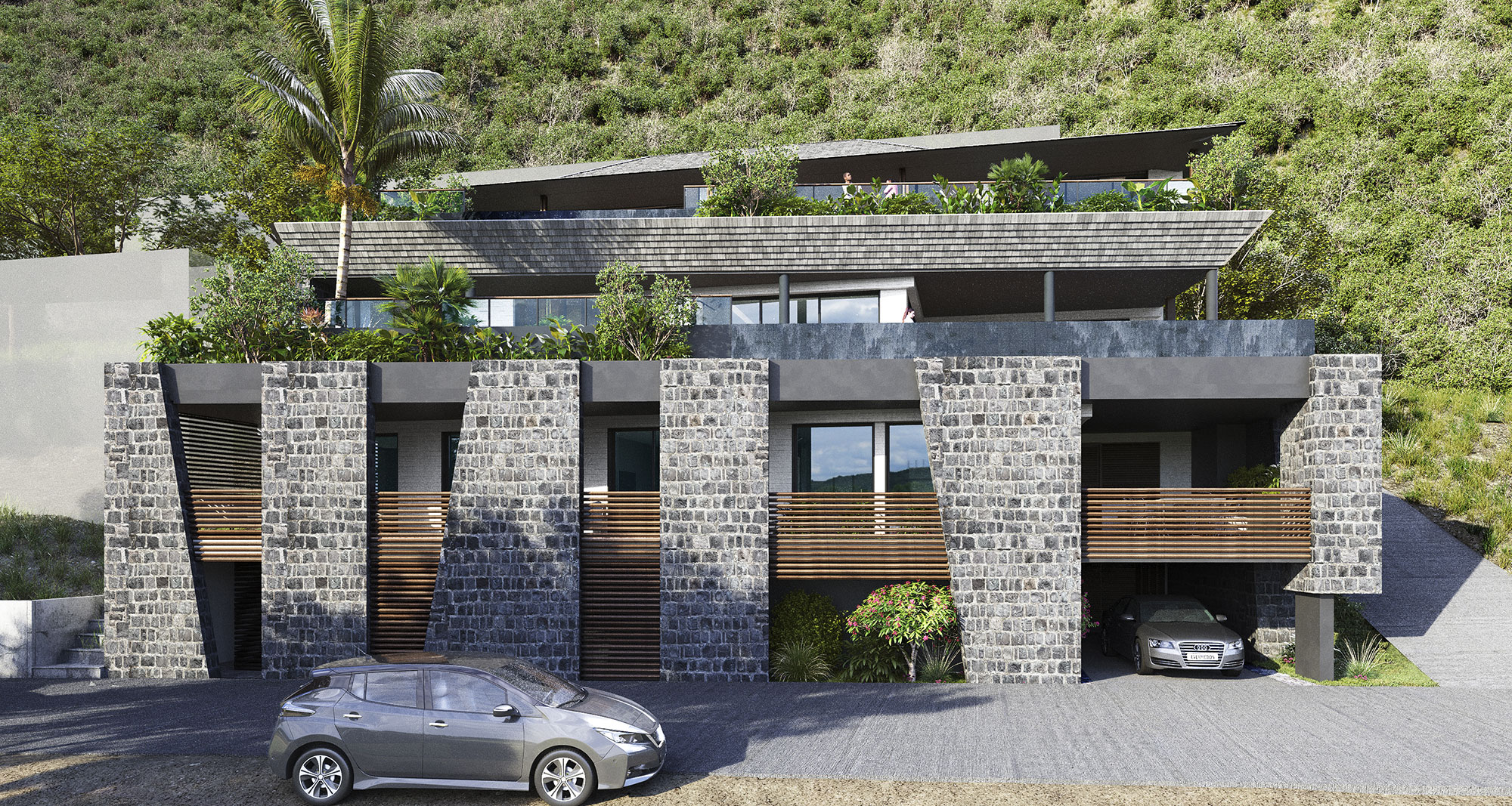 Luxury apartment building in Gustavia, St Barts by Bruneau Ghezzi ...